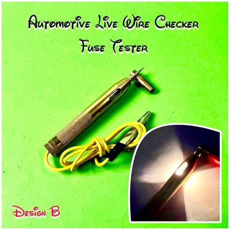 Pocket Size Diy Fuse Checker Automotive Electrical Fuse Circuits