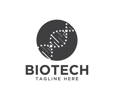 Premium Vector Double Helix Stylish Logo Design Template