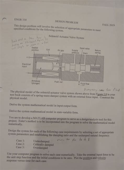 ENGR DESIGN PROBLEM FALL This Design Problem Chegg Com