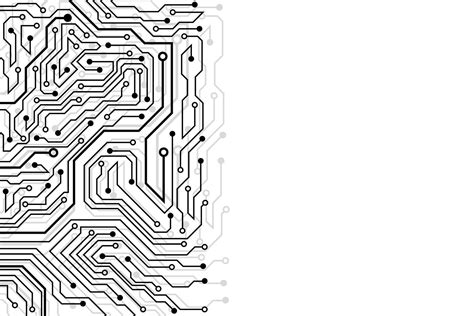 Abstract Futuristic Circuit Board Technology Background Circuit Board With Various Technology