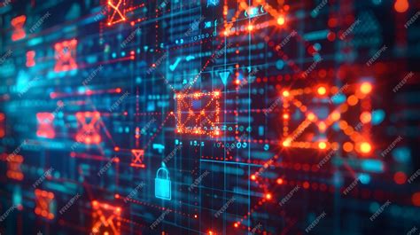 Premium Photo Abstract Representation Of Digital Envelopes And Data Streams Flowing Through