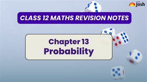Cbse Class 12 Maths Chapter 13 Probability Revision Notes Download Pdf