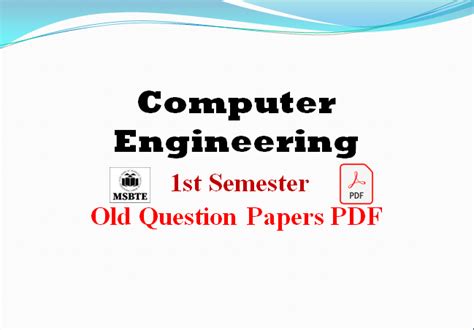 Fifth Semester Computer Engineering Previous Years Question Papers Pdf