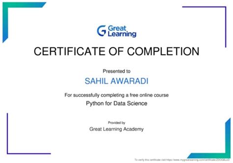 Completed Python For Data Science Course Sahil Awaradi Posted On The Topic Linkedin