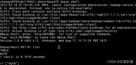 【超详细】linux系统 Hbase Java Api实验报告hbase Api接口操作实验 Csdn博客