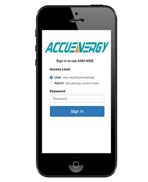 Accuenergy AXM WEB Ethernet Module For Acuvim II