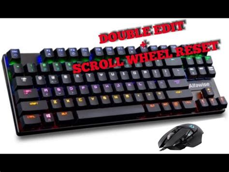 HOW TO DOUBLE CONFIRM EDIT SCROLL WHEEL RESET Working Method YouTube