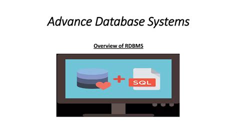 Advance Database Systems Part 1 Pdf Databases Computer Software