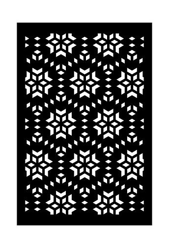 그늘 화면 개인 정보 보호 울타리 템플릿 레이저 컷 벡터 패널 화면 울타리 칸막이 Cnc 장식 패턴 잘리 디자인 인테리어 요소