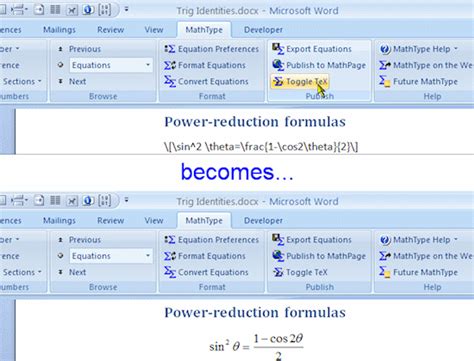 Mathtype 69 Full Feature List