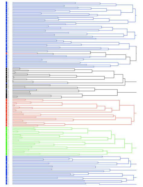 Hierarchical Cluster Plot Of Simulation With Two Genotypes 100 Noise