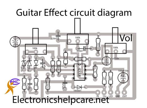 Guitar Effect Circuit Diagram Electronics Help Care