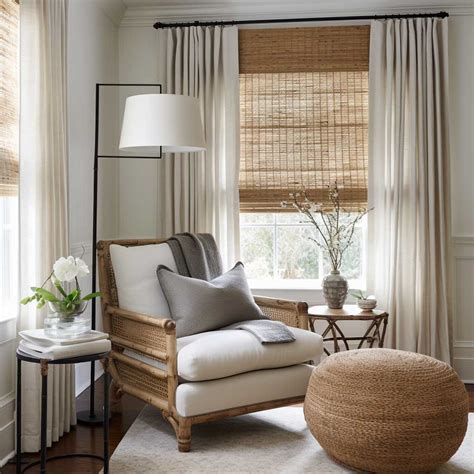 Elegant Window Treatments With Bamboo Shades Style And Sustainability