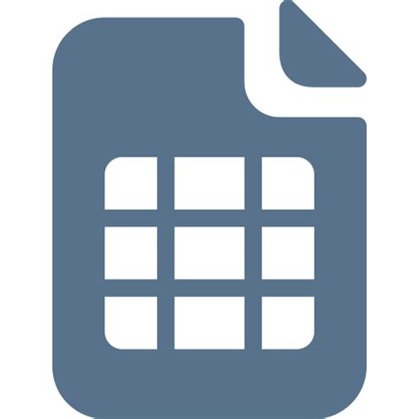 Table Cells Free Ui Icons