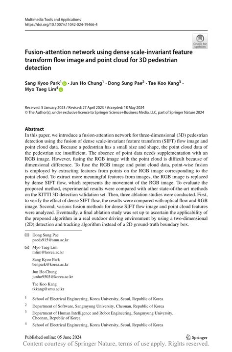 fusion attention network using dense scale invariant feature transform
