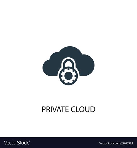 Private Cloud Icon