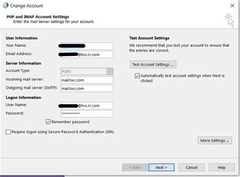 Problem With Outlook Settings Aup Out 1500 — Spectrum Community