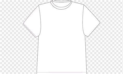 흰색 크루 넥 셔츠 일러스트 티셔츠 어깨 흰색 소매 칼라 손으로 그린 티셔츠 빈 템플릿 수채화 그림 Tshirt 각도 Png Pngwing