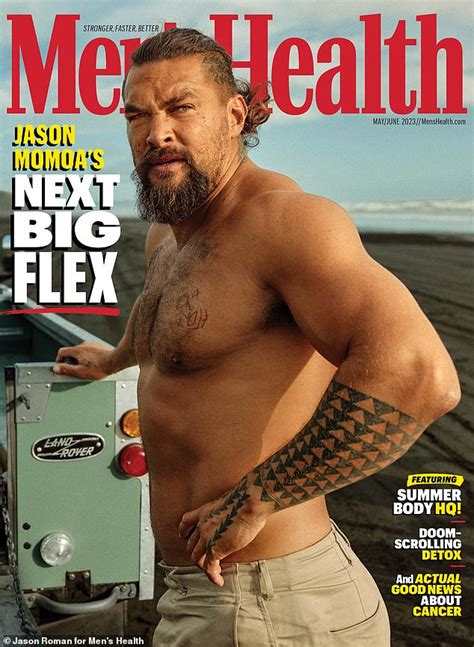 Jason Momoa Goes Shirtless To Show Off Muscles And Jokes He Is An