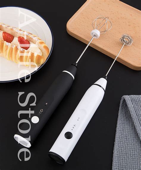 Xiaomi Home เครื่องตีฟองนมไฟฟ้าชาร์จแบบusbใช้ได้ไม่จำกัดพกพาสะดวกอุปกรณ์ทำขนมเครื่องทำฟองนมใน