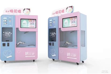 스마트 자동 전기 판매 면 치실 사탕 제조 판매기 다채로운 꽃 Cfr 바다 티몬