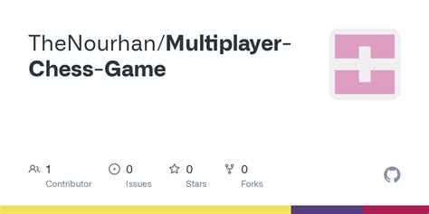 Github Thenourhanmultiplayer Chess Game