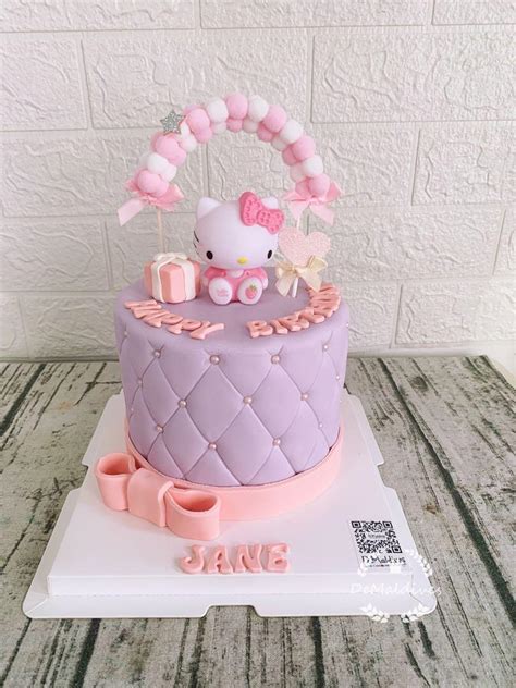Gambar Kek Birthday Hello Kitty Cupcake Cake Tart Kek Kek Cawan