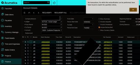 Change The Account Type Of A GL Account From The Database Community