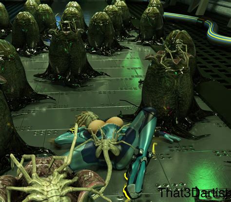 Rule 34 Alien Franchise Choking Facehugger Forced Metroid Pussy