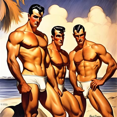 Vintage Beefcake 4 By Twotonsofirony On Deviantart