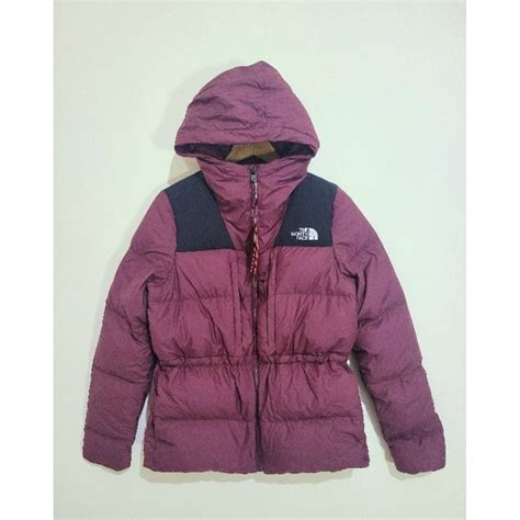 《the North Face 北臉》美國帶回全新正品！！葡萄紫色可縮腰75羽絨連帽外套 蝦皮購物