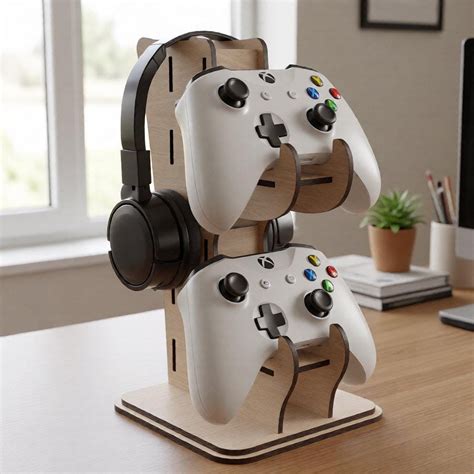 Laser Cut Controller Stand Svg Bundle Xbox Controller Holder File