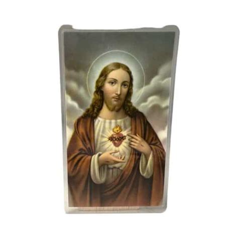 Sacred Heart Of Jesus Prayer Card