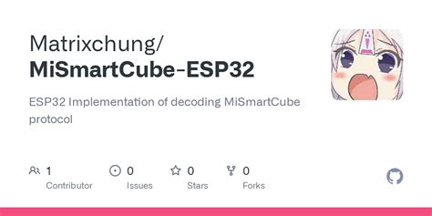 Github Matrixchungmismartcube Esp32 Esp32 Implementation Of Decoding Mismartcube Protocol