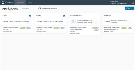 Kubeapps Confidential Computing
