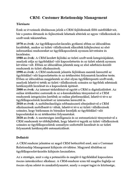Crm Customer Relationship Management Pdf