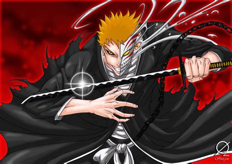 Ichigo Hollow Form By Osmar Shotgun On Deviantart