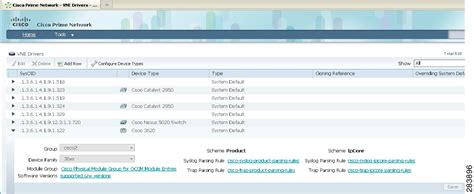 Cisco Prime Network Customization Guide Adding Support For New