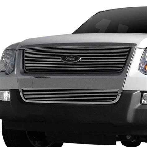 Ford Explorer Custom Grilles Billet Mesh Cnc Led Chrome Black