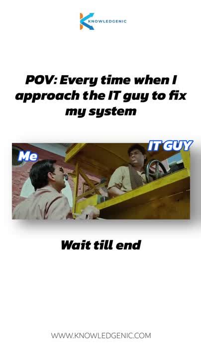 knowledgenic on linkedin it guy