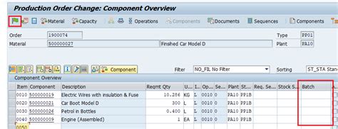 How To Configure Batch Search Strategy For Production Order