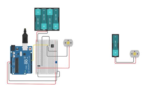 Circuit Design Single Direction Dc Motor Exercise Tinkercad