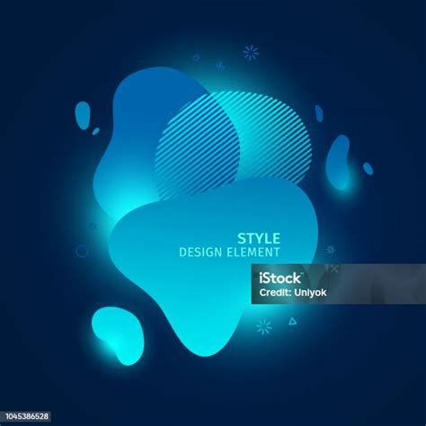 추상적인 현대 그래픽 요소입니다 역동적인 녹색 네온 색깔 형태 밝은 흐르는 액체 형태와 그라데이션 3d 추상 배너 로고 전단 이나 프레 젠 테이 션의 디자인에 대 한 템플릿