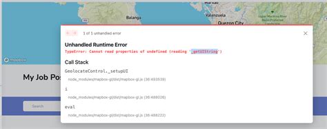 Race Condition Between Geolocatecontrol And Map Removal Issue Mapbox Mapbox Gl Js