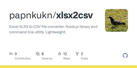 Github Papnkuknxlsx2csv Excel Xlsx To Csv File Converter Nodejs Library And Command Line