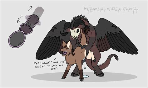 Rule 34 Absurd Res Andromorph Andromorphmale Black Eyes Black Mane Bodily Fluids Bovid Horn
