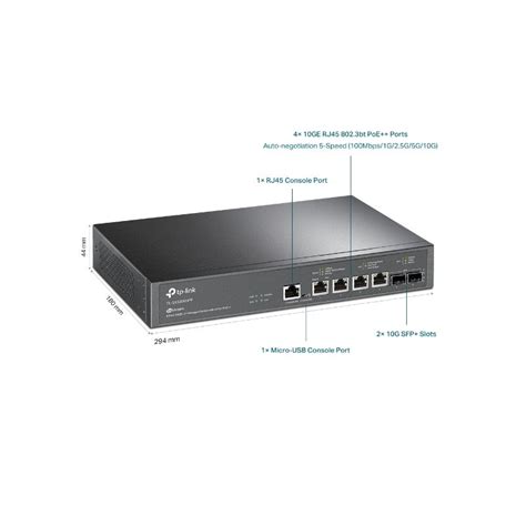 tp link jetstream 6 port 10ge l2 managed switch with 4 port poe