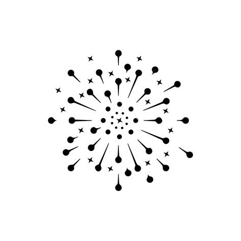 Premium Vector Firework Vector Icon Illustration Design Template