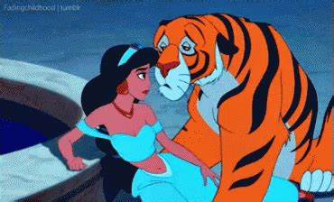 Walt Disney Gifs Princess Jasmine Rajah Walt Disney Characters Photo Fanpop