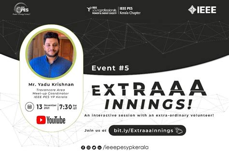 Yadu Krishnan On Linkedin Thank You Ieee Pes Yp Kerala For This